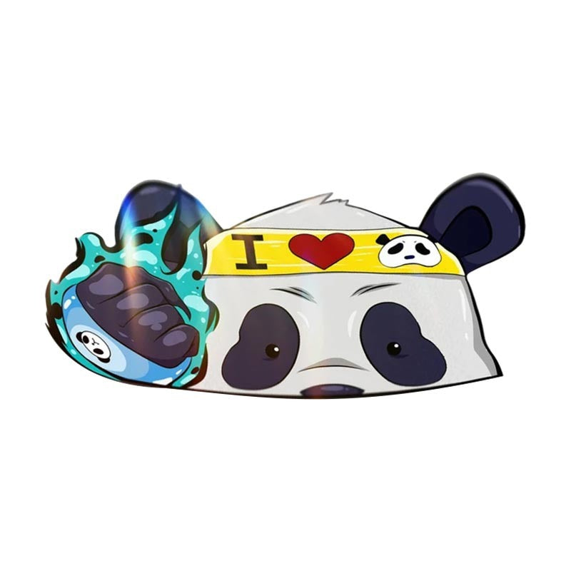 Jujutsu Kaisen 'Panda | Knuckle Bracer' Vinyl Car Peeker Sticker ...