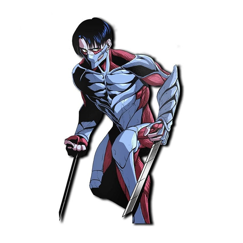Attack on Titan 'Levi Ackerman | Titan Form' Vinyl Car Sticker ...