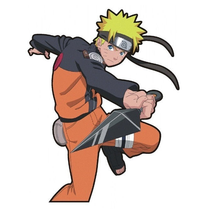 Naruto 'Naruto Uzumaki | Attacking' Vinyl Car Sticker – Sticker Tuned