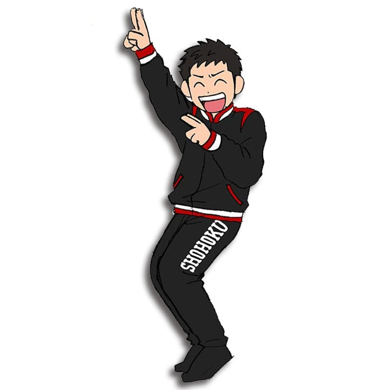 Slam Dunk 'Hisashi Mitsui | Happy' Vinyl Car Sticker – Sticker Tuned