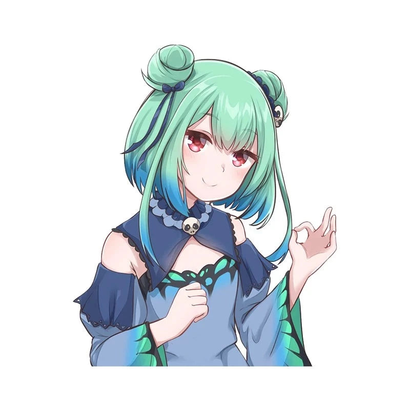 Virtual YouTuber 'Uruha Rushia | Okay Hand Sign' Vinyl Car Sticker ...