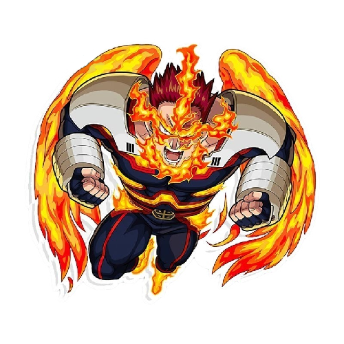 My Hero Academia 'Enji Todoroki | Flame Hero Endeavor' Vinyl Car Stick ...