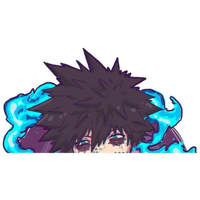 My Hero Academia 'Dabi | Covered with Fire' Vinyl Car Peeker Sticker ...