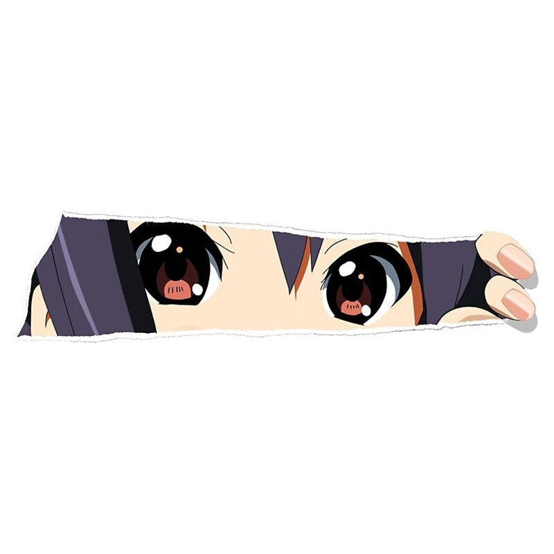 K-ON! 'Azu-nyan | Sad Eyes' Vinyl Car Peeker Sticker – Sticker Tuned