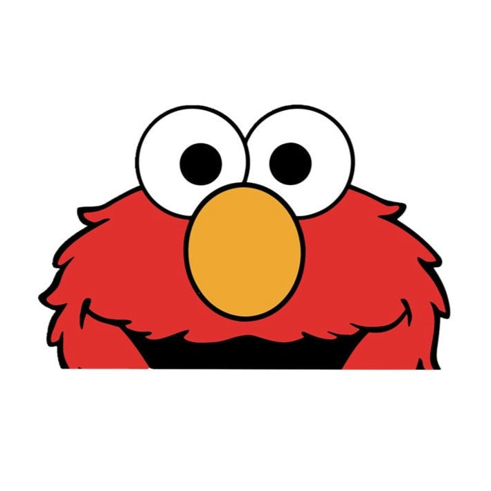 Sesame Street 'Elmo' Vinyl Car Sticker – Sticker Tuned