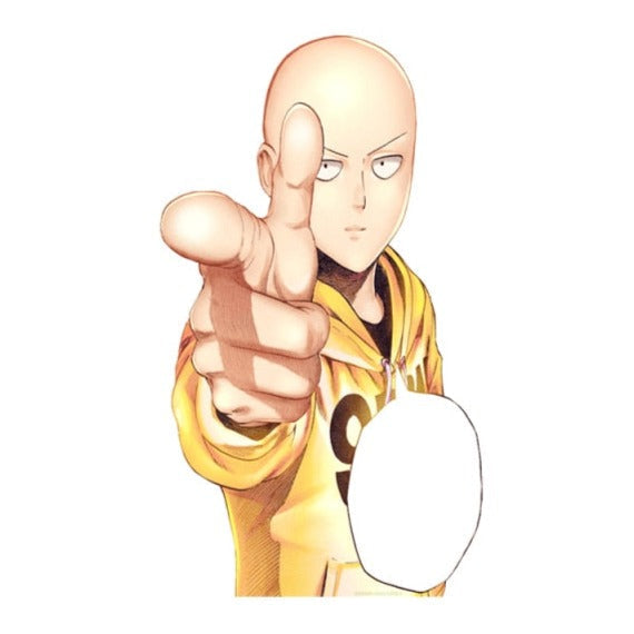 One-Punch Man 'Saitama | Pointing' Vinyl Car Sticker – Sticker Tuned