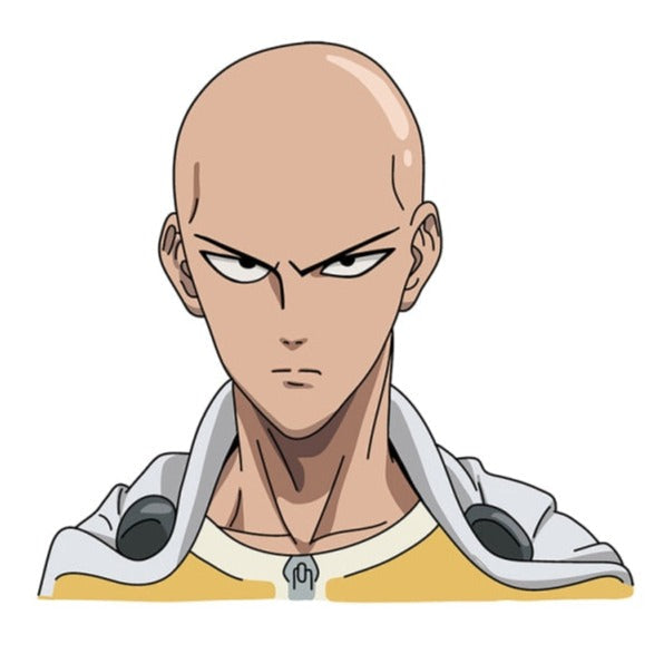 One-Punch Man 'Saitama | Serious' Vinyl Car Sticker – Sticker Tuned