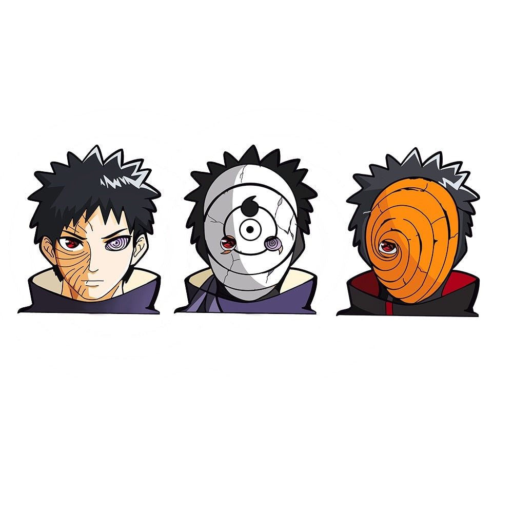 Naruto 'Obito Uchiha' Vinyl Car 3D Motion Sticker – Sticker Tuned