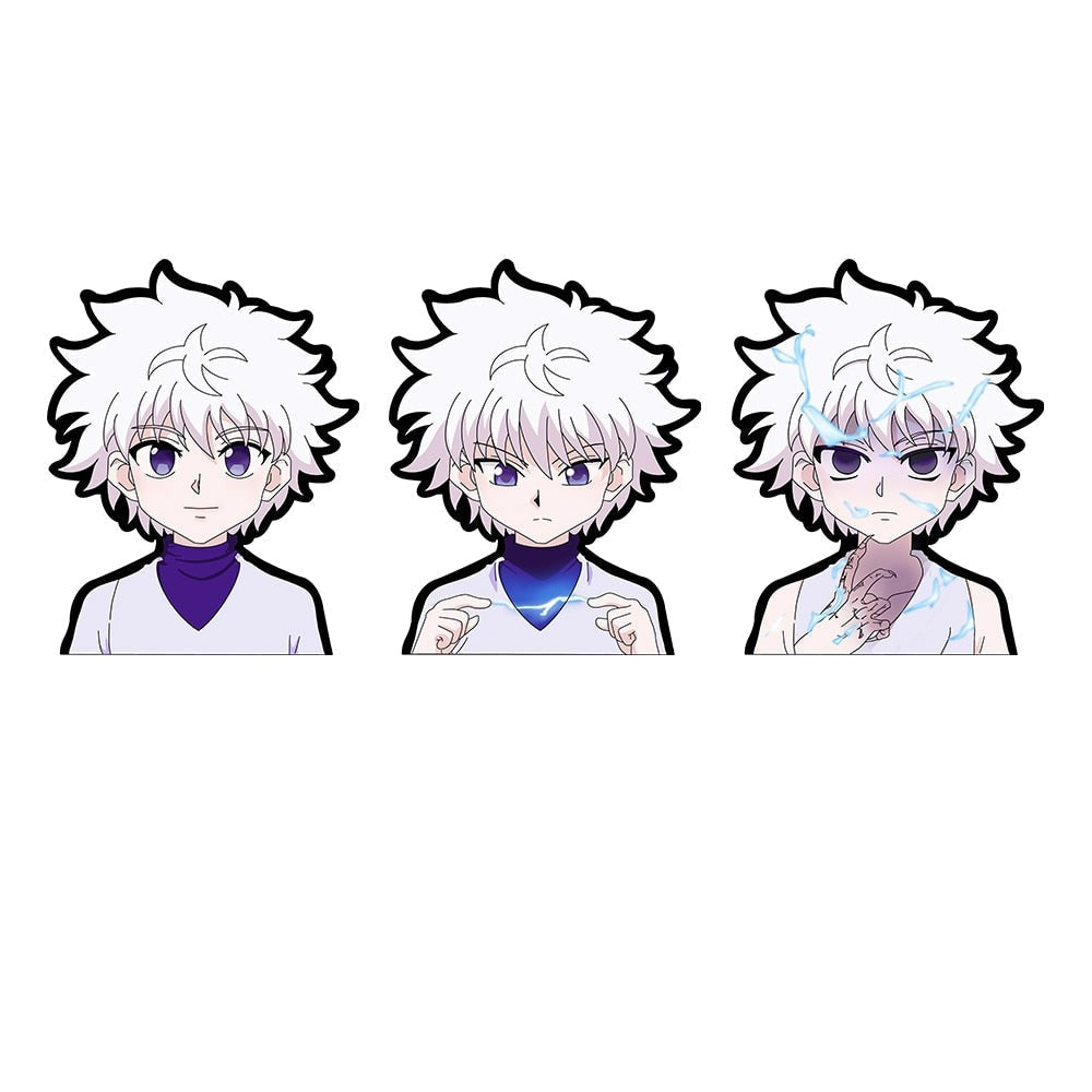 Hunter x Hunter 'Killua Zoldyck' Vinyl Car 3D Motion Sticker – Sticker ...