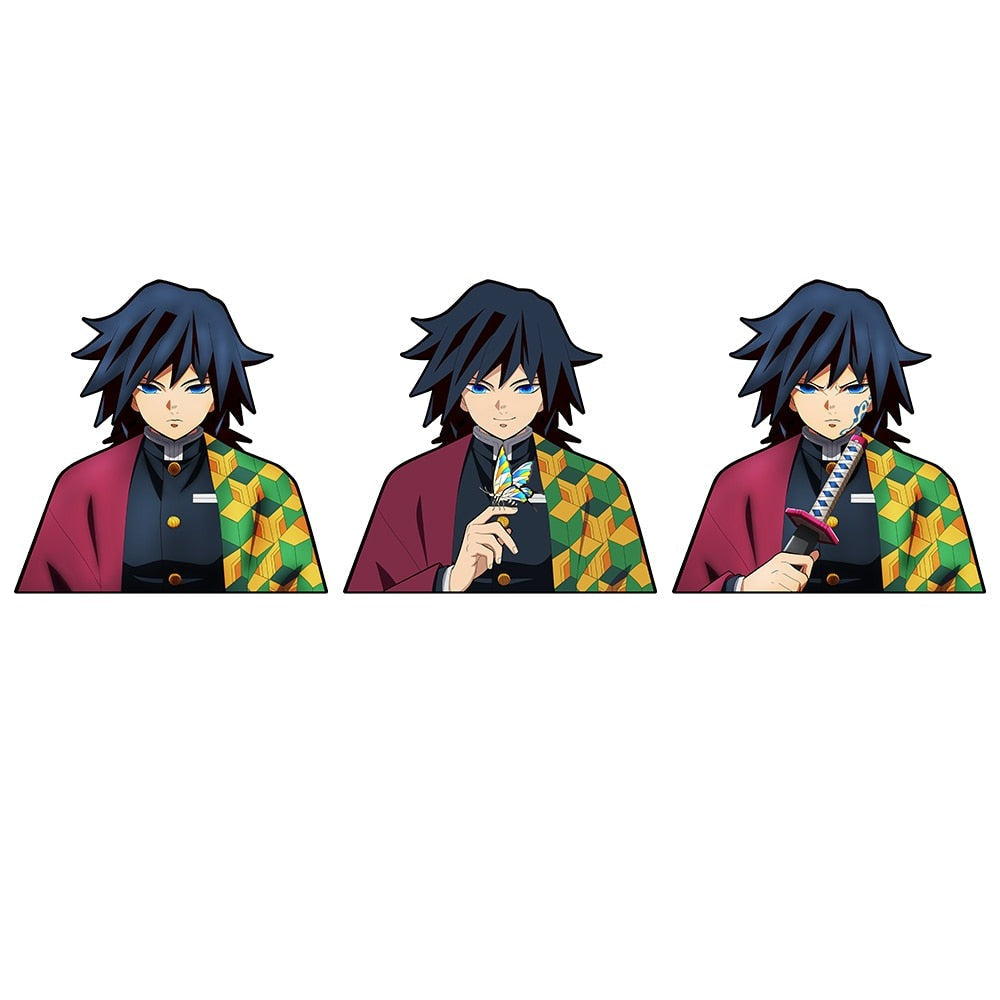 Demon Slayer 'Giyu Tomioka' Vinyl Car 3D Motion Sticker – Sticker Tuned