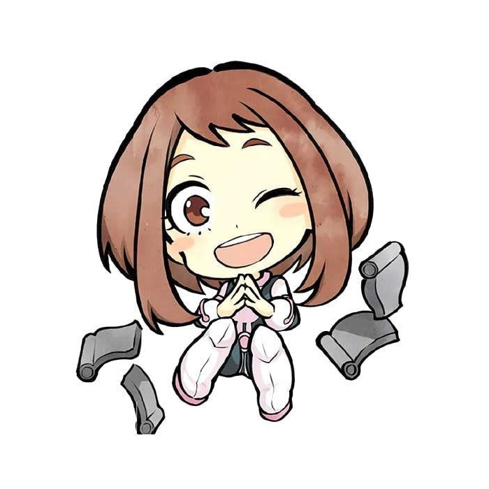 My Hero Academia 'Ochaco Uraraka | Winking' Vinyl Car Sticker – Sticker ...