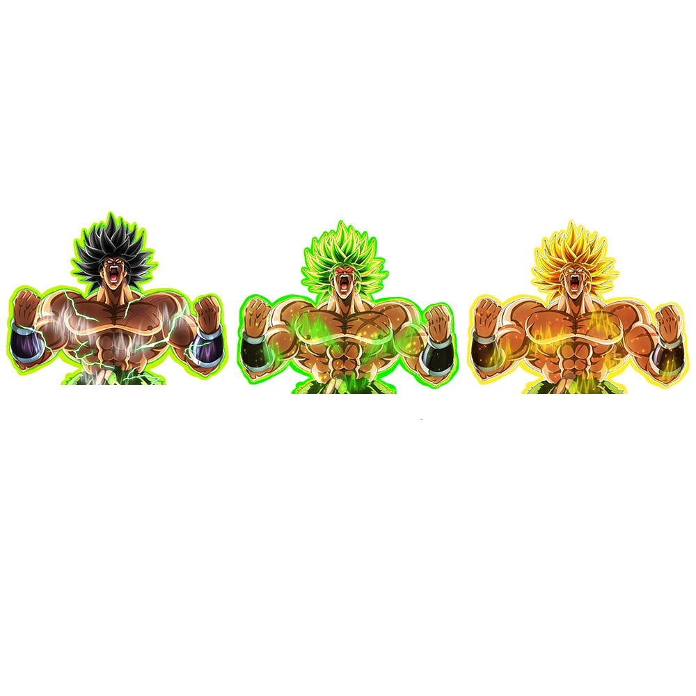 Dragon Ball Z 'Broly | Super Saiyan' Vinyl Car 3D Motion Sticker ...