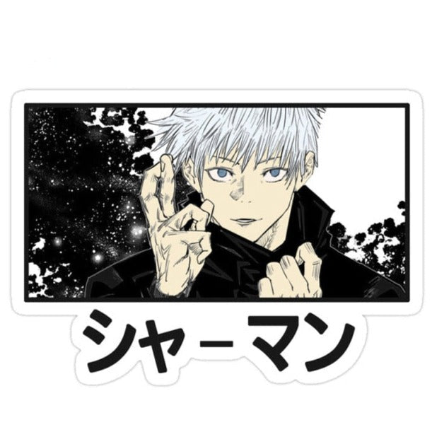 Jujutsu Kaisen 'Satoru Gojo | Fingers Crossed | 3.0' Vinyl Car Sticker ...