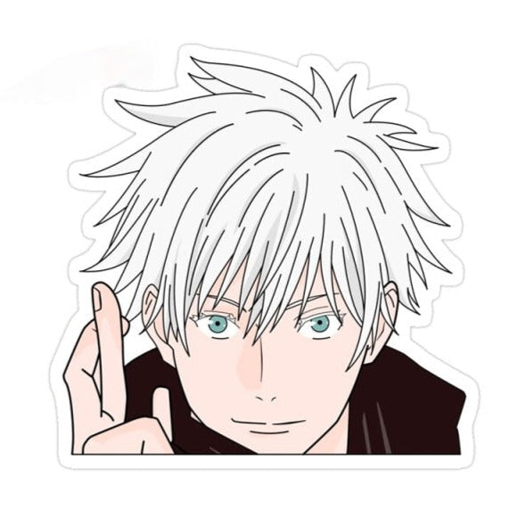 Jujutsu Kaisen 'Satoru Gojo | Fingers Crossed | 2.0' Vinyl Car Sticker ...