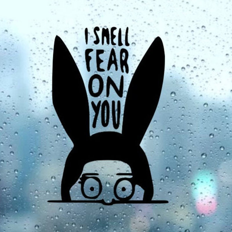 Bob's Burgers 'Louise | I Smell Fear On You' Vinyl Car Peeker Sticker ...